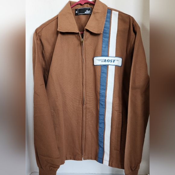 Lost | Jackets & Coats | Nwt Lost Full Zip Striped Mens Medium Jacket ...